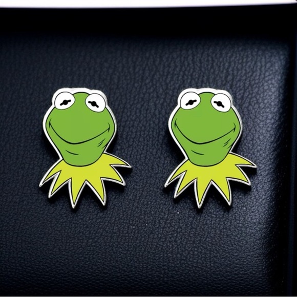 Jewelry | Get Your Groove On With Kermit The Frog Studs Nwt Stud ...